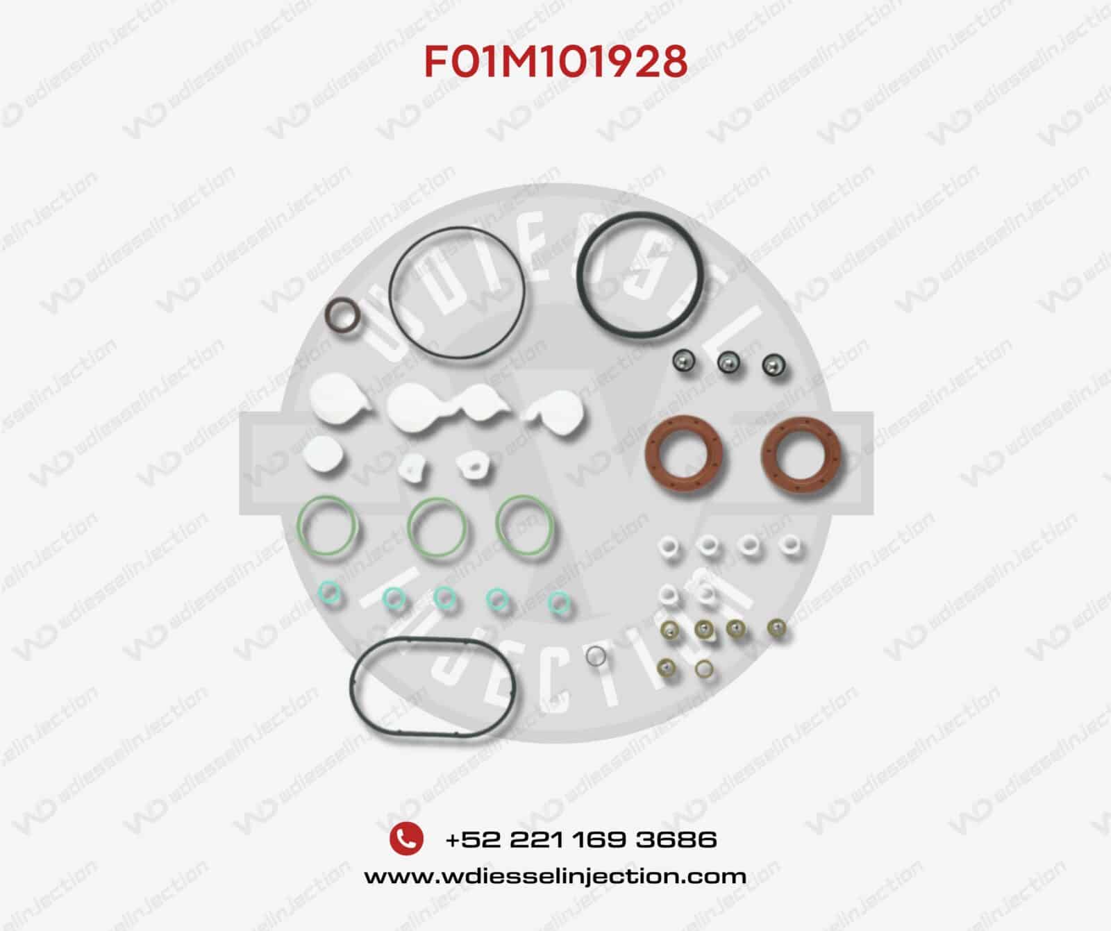 JUEGO DE JUNTAS BOMBA BOSCH 0445010027, CR/CP1K F01M101928, FS1M101451 ...