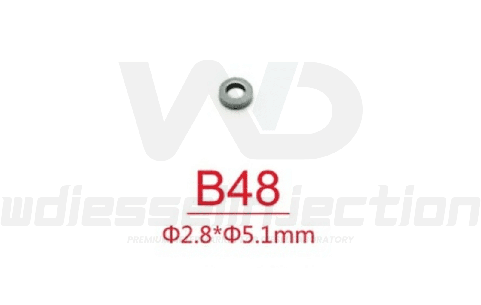 ESTUCHE CON 50 PIEZAS DE ARANDELA DE AJUSTE INYECTOR BOSCH B48 | WDiessel Injection